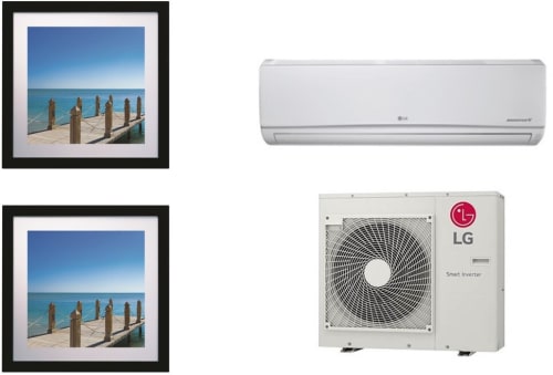 LG LG3ZMSS01 Tri-Zone Mini Split System with 16,000 Total BTUs, Heat ...