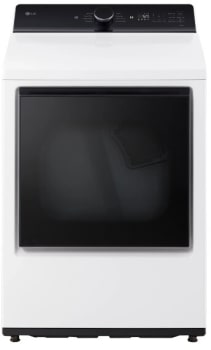 LG DLG8401WE 27 Inch Ultra Large Capacity Top Load Gas Dryer with 7.3 ...