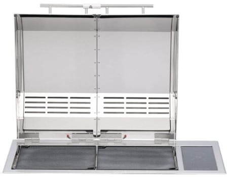 Kenyon B70460WH 29 Inch Electric Split Lid Grill with 310 Square Inches ...