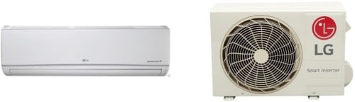 LG LS090HEV2 Single Zone Mini Split System with 9000 BTUs, Heat Pump ...