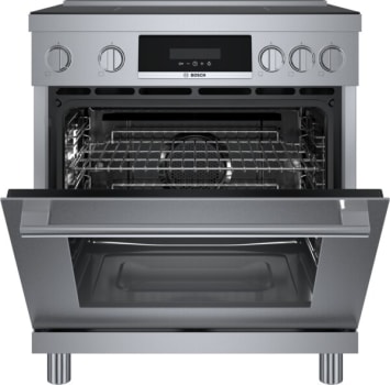 Bosch HIS8055U 30 Inch Freestanding Induction Range with 4 Elements, 10 ...