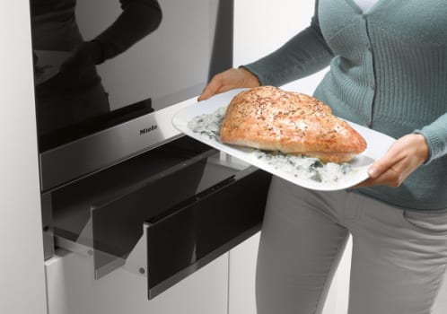 Miele ESW6214BRWS 24 Inch Warming Drawer with Fan-Assisted Heating ...