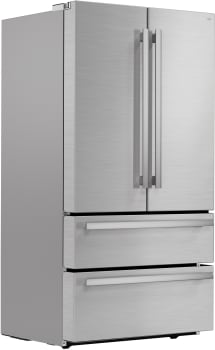 Sharp SJG2351FS 36 Inch French 4-Door Counter Depth Refrigerator with ...