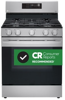 LG LRGL5823S 30 Inch Gas Smart Range with 5 Sealed Burners, 5.8 Cu. Ft ...
