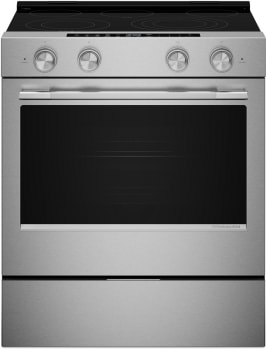 KitchenAid KSES330SPS 30 Inch Slide-In Smart Electric Range with 5 ...