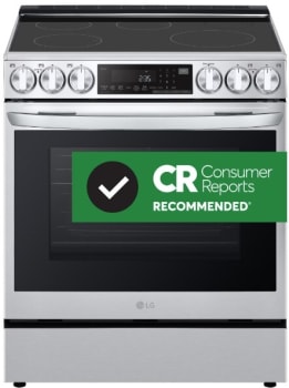 LG LSIL6336FE 30 Inch Slide-in Induction Smart Range with 5 Radiant ...