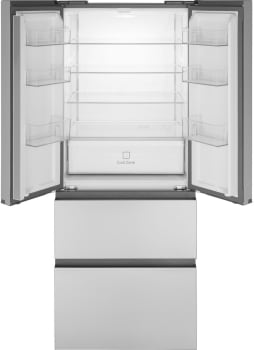 Haier QJS15HYRFS 28 Inch French Door Counter Depth Refrigerator with 14 ...