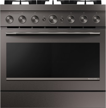 KitchenAid KFGS936SBE 36 Inch Freestanding Commercial-Style Gas Range ...