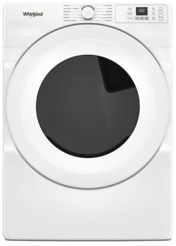 Whirlpool WGD4720RW 27 Inch Smart Gas Dryer with 7.4 cu ft Capacity ...