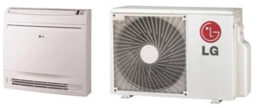 LG KSUQB121A 12,000 BTU Single Zone Mini Split System with Internal ...