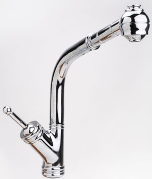 Hamat 32866ST Single Lever Pull-Out Kitchen Faucet with 10-5/16 Inch ...
