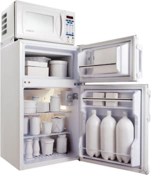 MicroFridge 30MF47TPW 3.0 cu. ft. Top-Mount Refrigerator with 0.7 cu ...