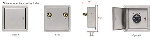 Fire Magic 552013T Stainless Steel Gas Connection Box with 3 Hour Timer ...