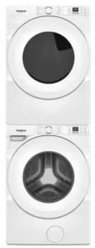 Whirlpool WHWADRERW47202 Stacked Front Load Washer and Electric Dryer ...