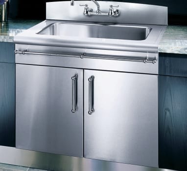 Elkay 48EGCABTHD 48 Inch Stainless Steel Fascia Cabinet and Front Panel ...