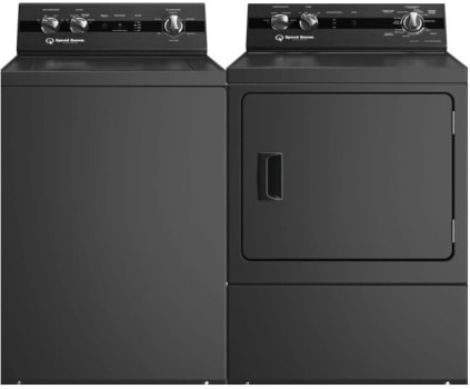 Speed Queen SPWADREBN5003 Side-by-Side Washer & Dryer Set with Top Load ...