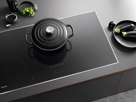 Miele KM7740FR 36 Inch Induction Smart Cooktop with 5 Cooking Zones ...