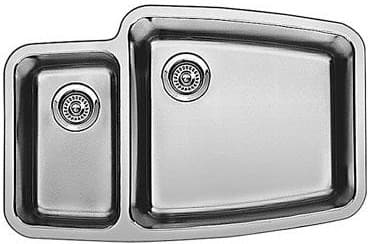 Blanco 440114 31 Inch Undermount Double Bowl Stainless Steel Sink with ...
