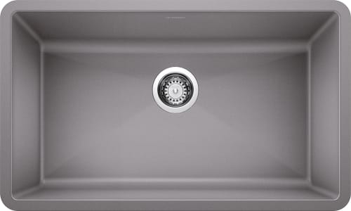 Blanco 440148 32 Inch Undermount Single Bowl Granite Sink with 9-1/2 ...