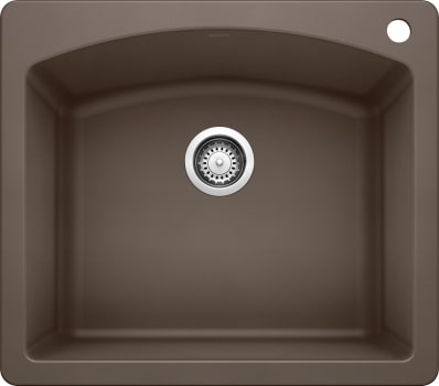 Blanco 440208 25 Inch Drop-In/Undermount Single Bowl Granite Sink with ...