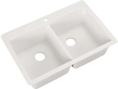 Blanco 440221 33 Inch Drop-In/Undermount Double Bowl Granite Sink with ...