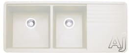 Blanco 440410 48 Inch Undermount Double Bowl Granite Sink with 9-1/2 ...