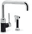 Blanco 440602 Single Lever Cast Spout Kitchen Faucet with 11 Inch Reach ...