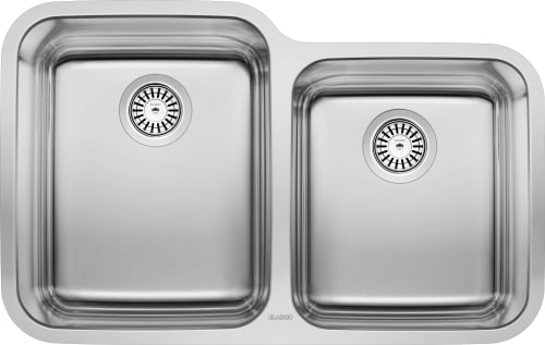 Blanco 441023 32 Inch Undermount Double Bowl Stainless Steel Sink with ...