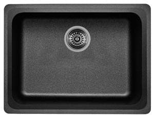 Blanco 441367 24 Inch Undermount Single Bowl Granite Sink with 8 Inch ...