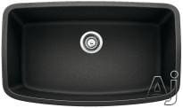 Blanco 441772 32 Inch Undermount Single Bowl Granite Sink with 9 1/2 ...