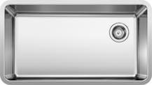 Blanco 442763 33 Inch Undermount Stainless Steel Bowl with 9 Inch Depth