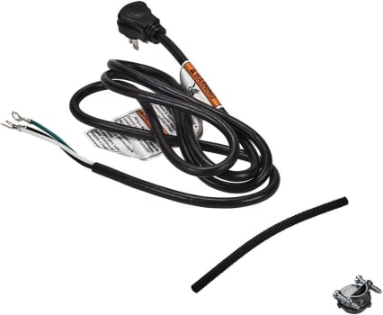 Whirlpool W11365014 Dishwasher Power Cord Kit, Right Angle