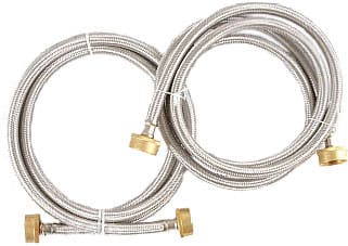 Frigidaire 5304490736 6' Braided Stainless Steel Fillhose (2 Pack)