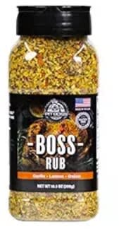 Pit Boss 40320 Boss Rub (Garlic ∙ Lemon ∙ Onion)