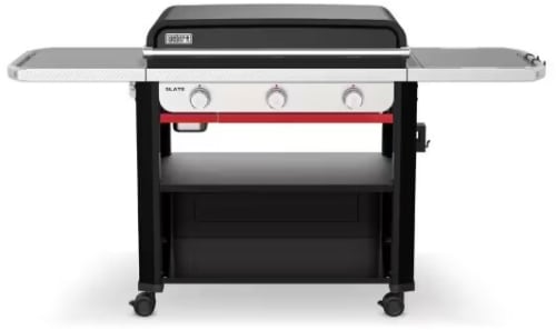 Weber 1500014 Slate Rust Resistant Griddle with Carbon Steel Cooktop ...