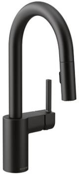 Moen 5965BL Single Handle Pulldown Bar Faucet with 1.5 GPM Flow Rate ...