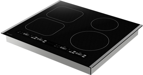 Sharp SCH2443GB 24 Inch Induction Cooktop with 4 Cooking Zones, Bridge ...