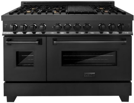 ZLINE RABBR48 48 Inch Freestanding Professional Dual Fuel Range with 6 ...