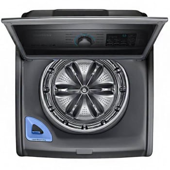 Samsung WA50M7450AP 24 Inch Top Load Washer with 11 Wash Cycles, VRT ...