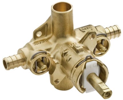 Moen 62360 M-Pact Includes Bulk Pack Posi-Temp® 1/2" Crimp Ring PEX ...