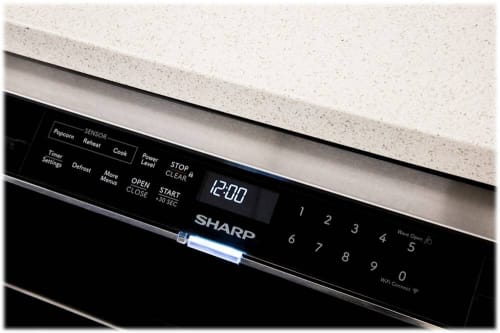 Sharp SMD2489ES 24 in. 1.2 cu. ft. Flush Mount Microwave Drawer™ with ...
