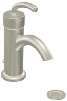 Moen 6500BN Single Lever Lavatory Faucet with 5 Inch Reach, 13-1/2 Inch ...