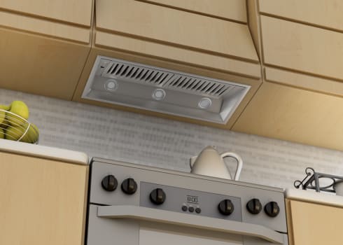 ZLINE 69546 Under Cabinet Range Hood with 4-Speed, LED Lighting ...