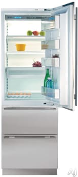Sub-Zero 700TC 27 Inch Built-in Bottom-Freezer Refrigerator with Spill ...