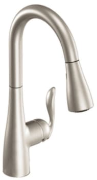 Moen 7594SRS Single Lever Pull-Out Kitchen Faucet with 7-7/8 Inch Reach ...