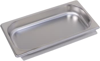Wolf 820016 Solid Stainless Steel Pan - 12-3/4 Inch x 1-1/2 Inch x 7 Inch