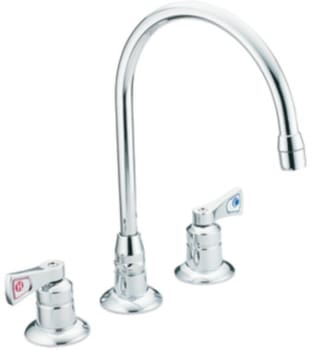 Moen 8227 Double Lever Lavatory Faucet with 8 Inch Reach, 13-1/4 Inch ...