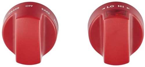 Wolf 826995 Induction Range Knobs Kit: Red