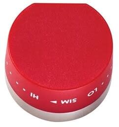 Wolf 827012 Knob Kit for Contemporary Cooktop: Red