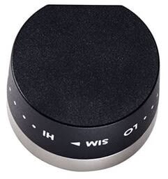 Wolf 827014 Knob Kit for Contemporary Cooktop: Black